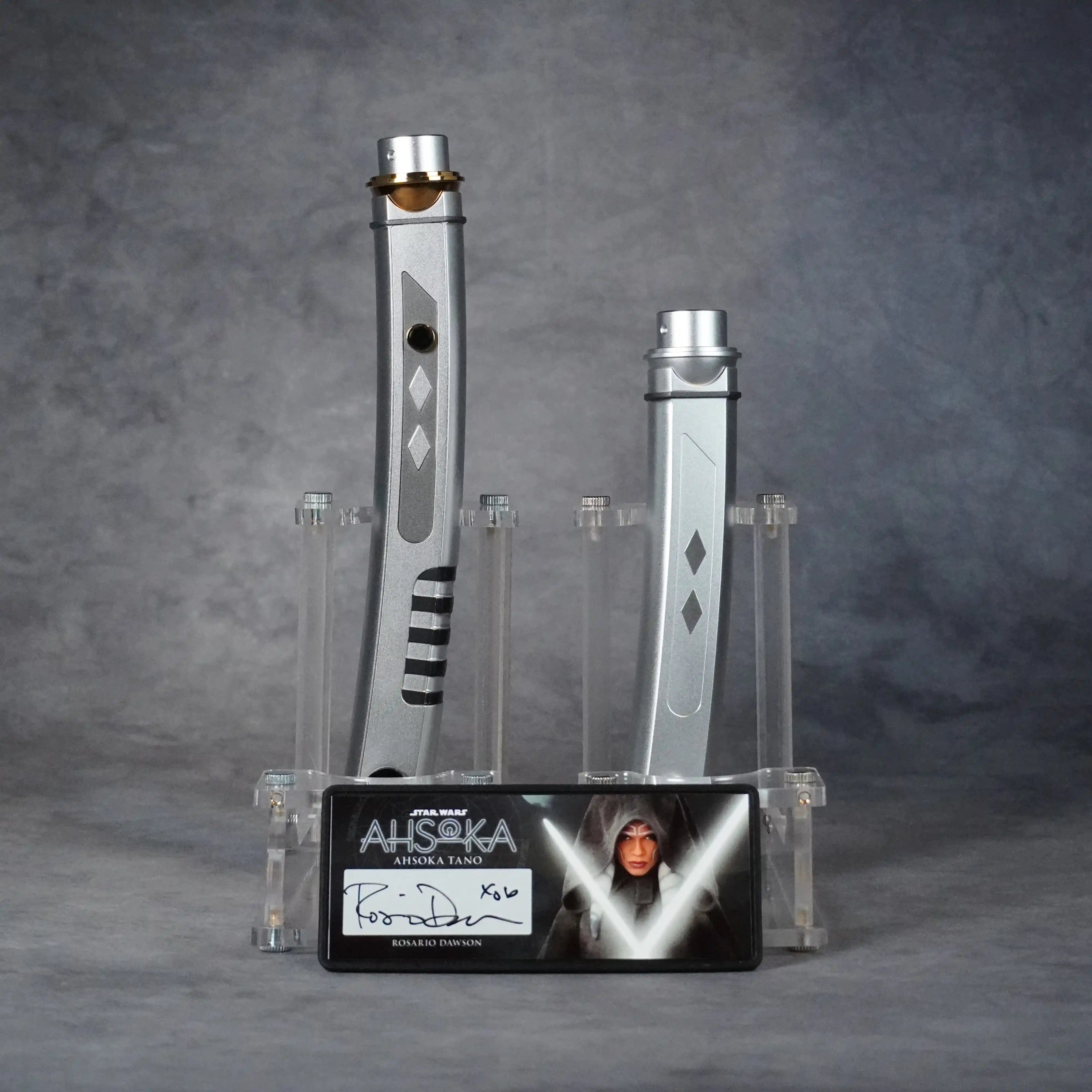 Signature Ahsoka Rebels Duo Lightsabers & Signed Plaque | Star Wars ...
