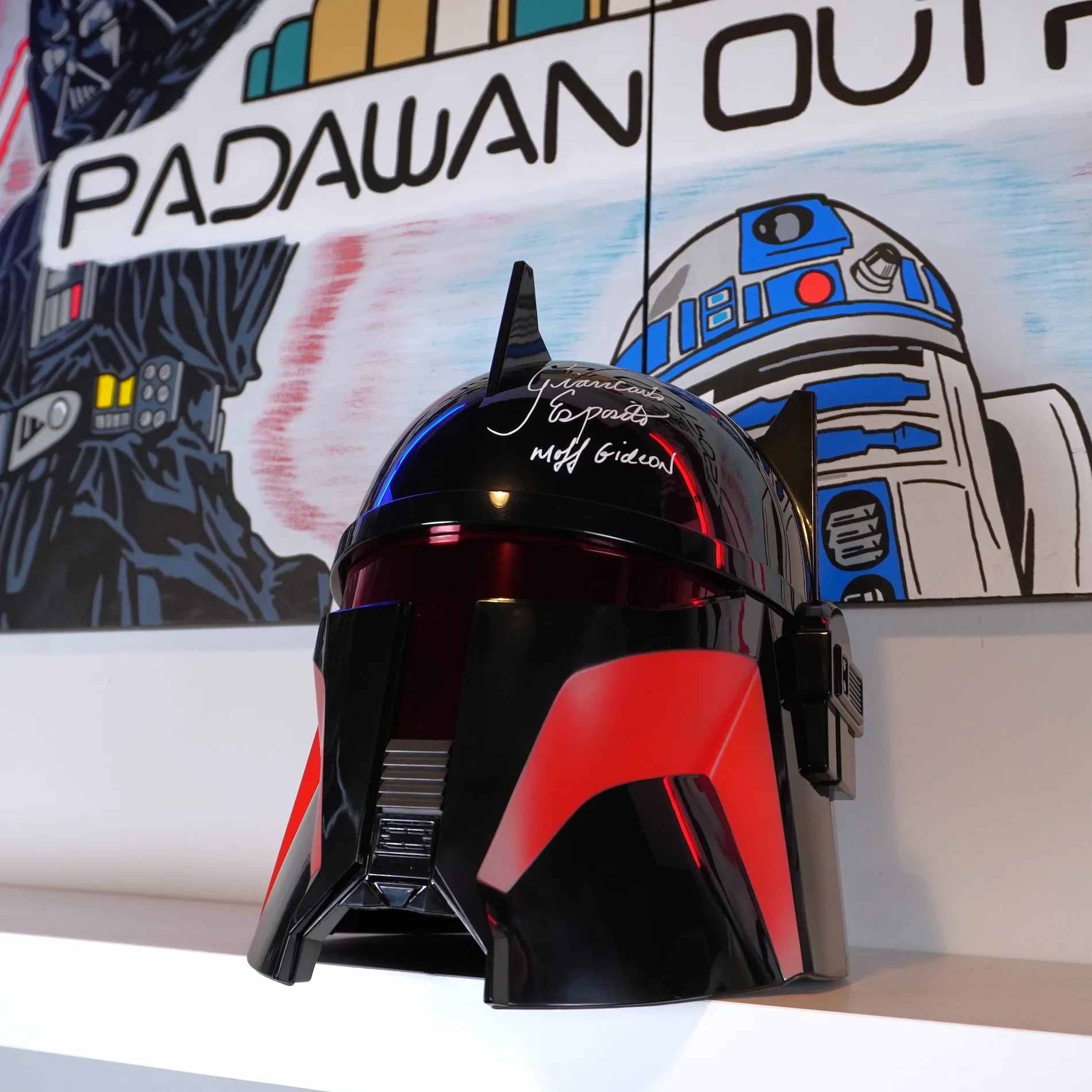 Moff Gideon Black Series Helmet Signed by Giancarlo Esposito – Raffle ...